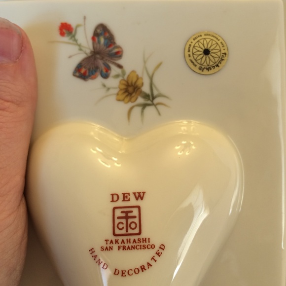 Craft Supplies & Tools Framing Vintage Takahashi Porcelain Butterfly ...